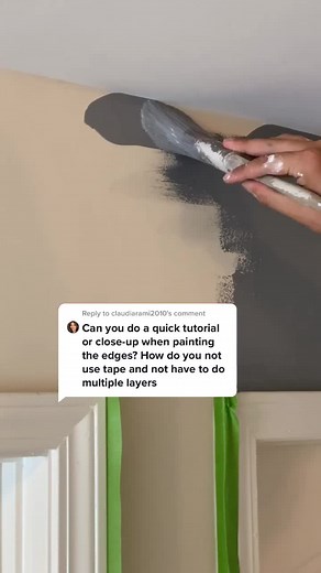 Reply to @claudiarami2010 I usually do it quicker this is just for the video 👍🏻 #tutorial #painting #interiorpainting #foryoupage #fyp #satisfying