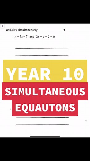 Solving Simultaneous Equations: Easy Step-by-Step Guide