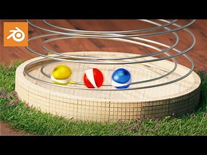 Blender Tutorial: Spiral Tower With Rolling Balls Animation