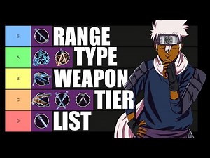 Ranking Every RANGE TYPE WEAPON In Shinobi Striker