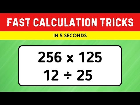 2 Math Tricks For Fast Calculations