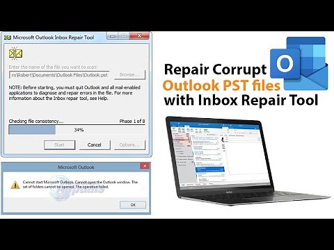 Repair Corrupt Outlook PST files with Inbox Repair Tool