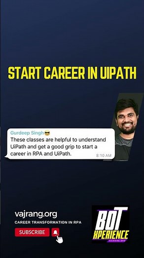 UiPath RPA DEVELOPERS IN 30 DAYS UiPath Job Offers Smart Career in Uipath