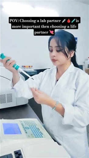 Chossing a lab partner 🧪💉🩸is more important then choosing a life partner 💗🥰 #lablife #shorts #yt