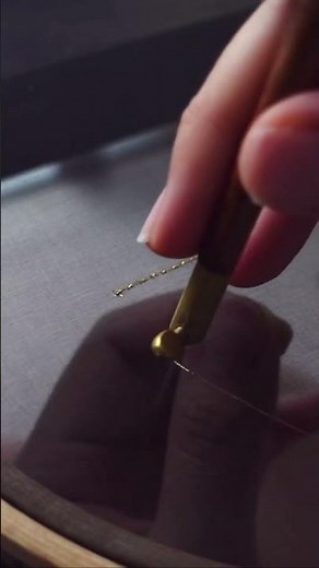 Tambour embroidery for beginners. Ep1 Chain Stitch #tambourembroidery #handembroideryforbeginners