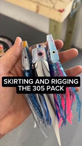 Skirting and rigging our 305 pack #wahoolures #highspeedlures #trollinglures #wahoofishing | Schneider Lures