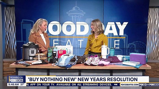 Buy nothing new resolutions with Evergreen Goodwill