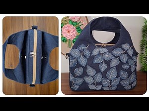 How to sew a stylishhandbag :Easy way sewing cute handbag(diy)