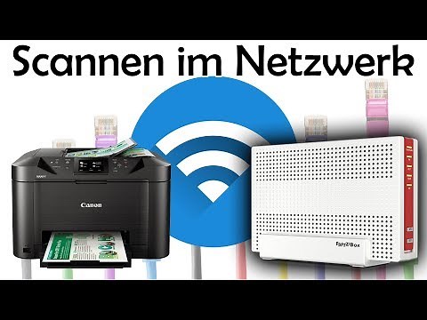 Instructions: Scan to network folder (Canon & AVM Fritz!Box)