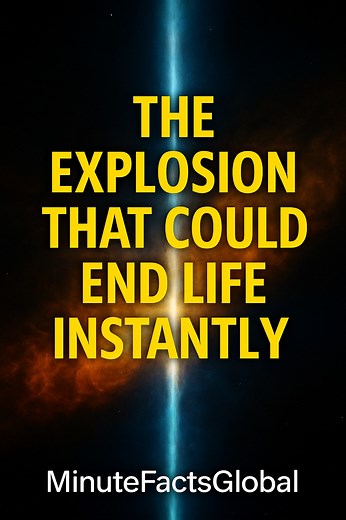 A single cosmic explosion more powerful than our Sun’s entire lifetime… Gamma-ray bursts are the most violent events ever recorded — and thankfully none are pointed at us. The universe does not mess about. 🌌#didyouknow #spacefacts #astrofacts #gammaRayBurst #universefacts #cosmicenergy #minutefacts #learnsomethingnew #fyp | Minute Facts Global