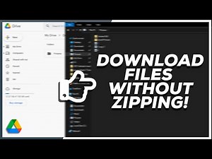2022: How To Download Google Drive Files Without Zipping Them!