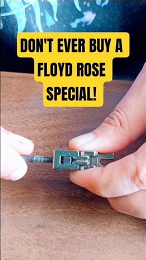 Don't Ever Buy a Floyd Rose Special! The worst guitar tremolo system ever made #shorts #reels
