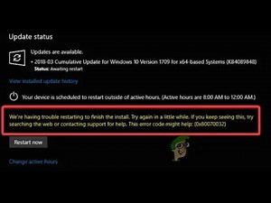 Fix “Error Code: 0x80070032” on Windows Update