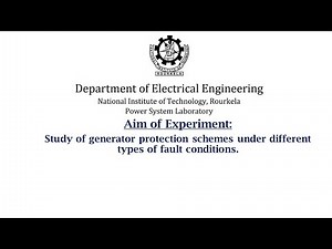 Study of generator protection