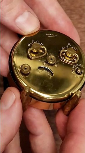 Vintage Elgin Alarm Clock with Case and Instructions