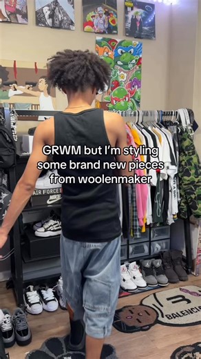 L¡l Sa¡ R¡ce ✞ on Instagram: "GRWM but I’m styling some brand new pieces from @woolenmaker 👀 yall know im not even a plain type of dude but these actually go crazy, they fit perfect and they feel amazing, easily the best quality sweats I’ve got - - - - - #lilsxi #explorepage #fashion #swag #clothes"