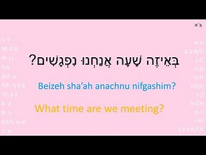 Practice reading sentences Hebrew with vowels (Nikud)