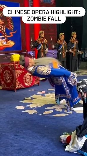 lingting | Chinese opera's unique skill, the "Zombie Fall," is a traditional theatrical stunt that combines exceptional performance techniques with a... | Instagram