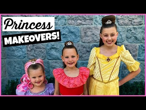 DISNEY PRINCESS MAKEOVER AT DISNEYLAND! BIBBIDI BOBBIDI BOUTIQUE