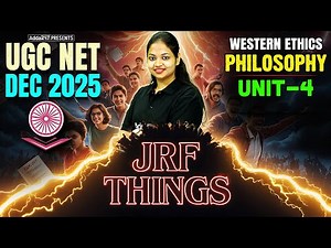 UGC NET Philosophy Unit 4 | UGC NET Philosophy Western Ethics By Tejasvi Mam