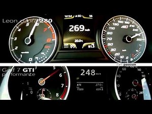 Golf 7 GTI vs Leon Cupra 280 - Winner is?