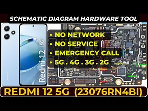 Redmi 12 5g 23076RN4BI No Network & No Service problem solution | Schematic Diagram | DMR SOLUTION