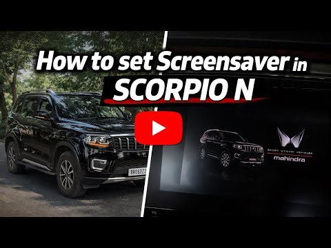 Set This Trending Screen Saver In Scorpio N 🎇 How To Set ScreenSaver in Scorpio N
