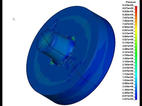 FSP Ballistic Impact on Ceramic Armour (LS DYNA ls dyna tutorial, johnson holmquist abaqus)