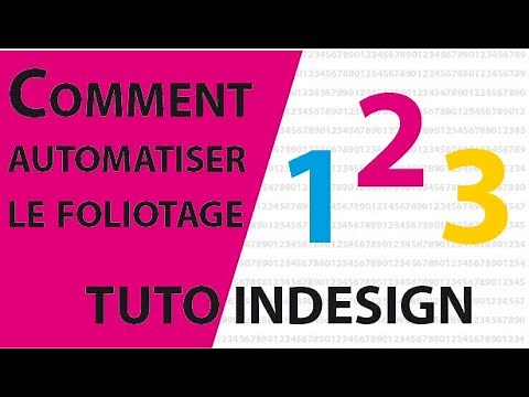 Comment créer une numérotation automatique - Tuto Indesign