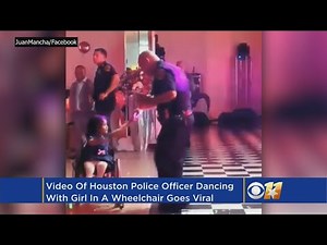 Big Smiles As Texas Police Officer Dances With Girl In Wheelchair At Party