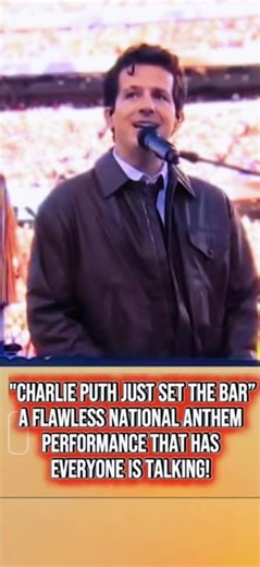 Charlie Puth’s Perfect Pitch National Anthem! 🎹✨ Part 1