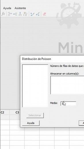 GENERAR NÚMEROS ALEATORIOS en MINITAB