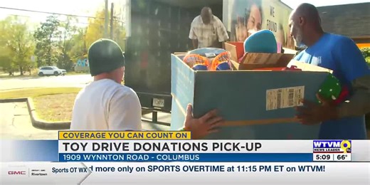 Holiday Magic in Motion: Toy donations picked Up for delivery