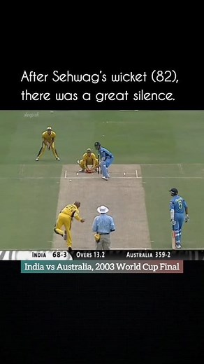 India vs Australia, 2003 World Cup Final. #cricket #cricketreels #cricketlovers #crickethighlights #CricketPassion #indiancricket #indiancricketfans #cricketfans #cricketindia #CricketVibes #cricketfever #CricketLife | Deepak Ramachandran