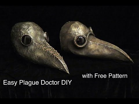 Classic Plague Doctor DIY free pattern