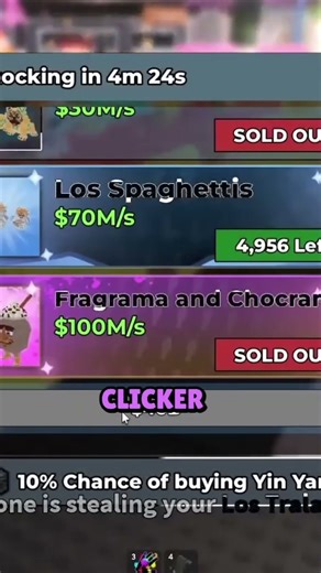 When 1ms Autoclicker is still not enough for steal a brainrot dealer..