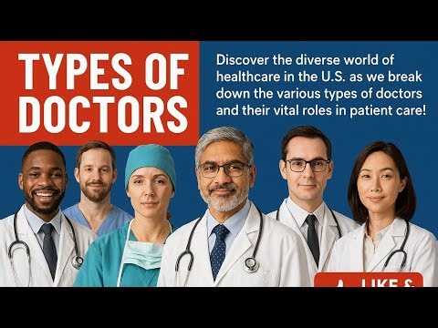 break down the various types of doctors and their vital roles in patient care