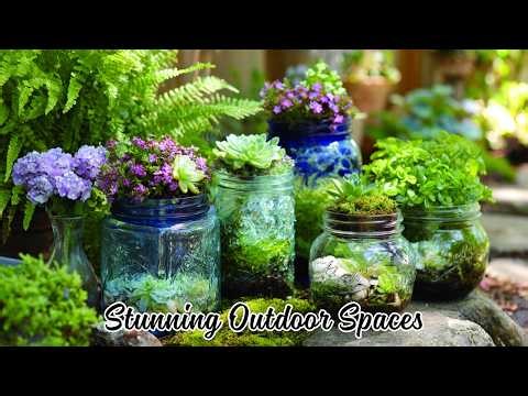 Upcycling Genius: Vintage Garden Decor from Repurposed Junk for Small Modern Outdoor Spaces