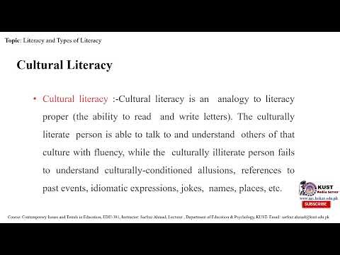 Literacy and Types of Literacy