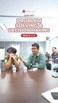 Training Problem Solving dan Decision Making