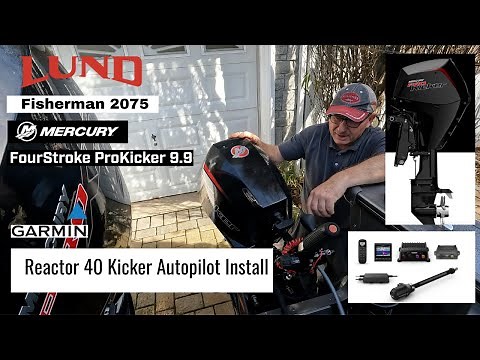 Garmin Reactor 40 Kicker Autopilot Install.