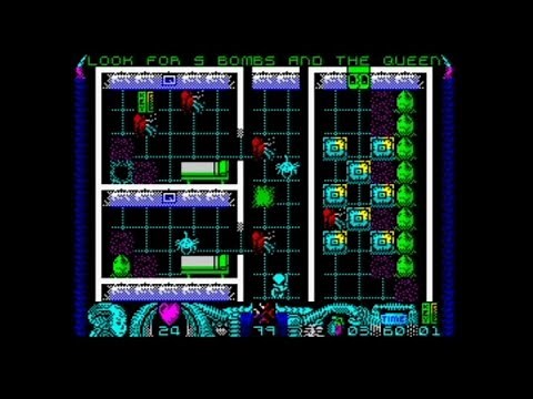 Alien Girl 128k (2020) Walkthrough + Review, ZX Spectrum