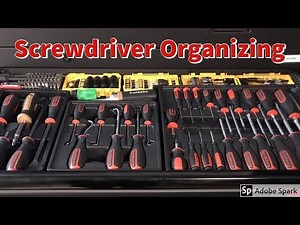 Tool Talk Ep. 6 Organizing your Toolbox Screwdrivers