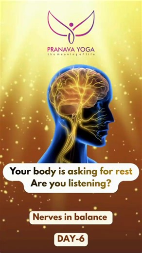 Your body is asking for rest.are you listening?