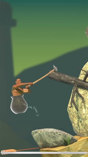 Getting over it funny game 🤣🤣
