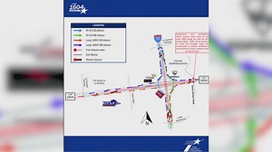 Major closure at I-10 and Loop 1604 expected to cause delays this weekend