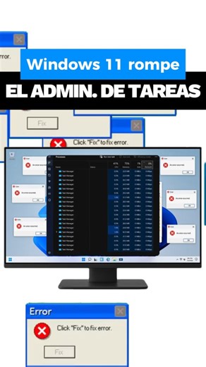 Windows 11 rompe el Administrador de Tareas otra vez | CPU TECH