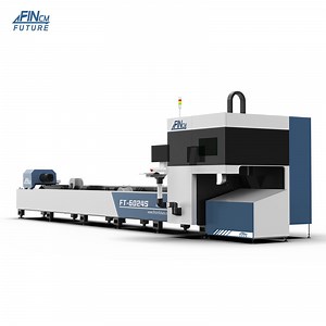 [Hot Item] Fincm 1.5kw Automatic Metal Tube Fabrication Pipe Laser Cutting Machine