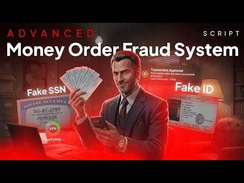 Advanced Money Order Fraud System | Mythic Studios | FiveM Script | ESX/QB/QBOX | 2026