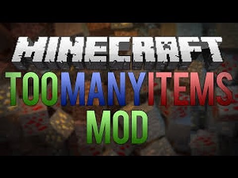 Minecraft Too Many Items mod 1.8+ - Mod Showcase